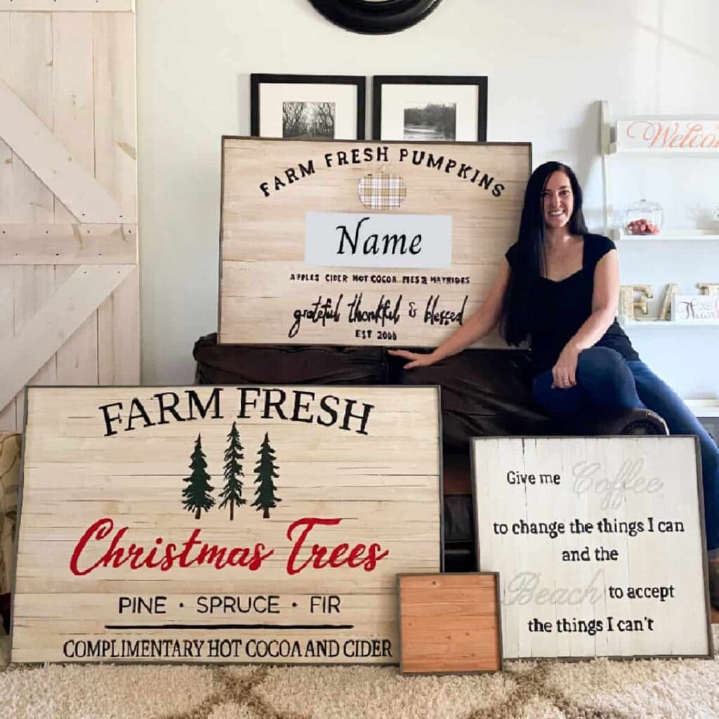 How To Make A Large, Inexpensive, and Reversible Homemade Sign ...